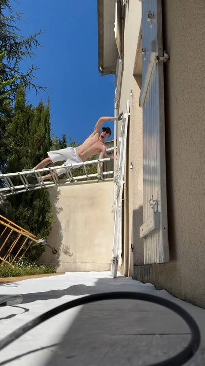 Man Falls After Scaffolding and Ladder Collapse