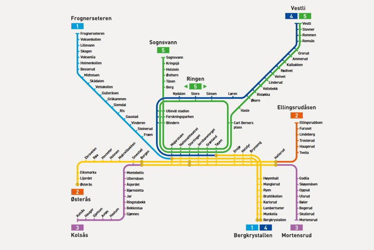 Store avvik i kollektivtransporten i Oslo