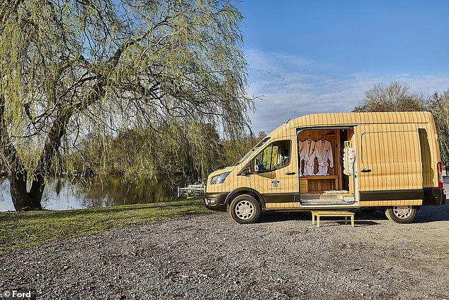 Ford turns electric Transit van into a mobile SAUNA