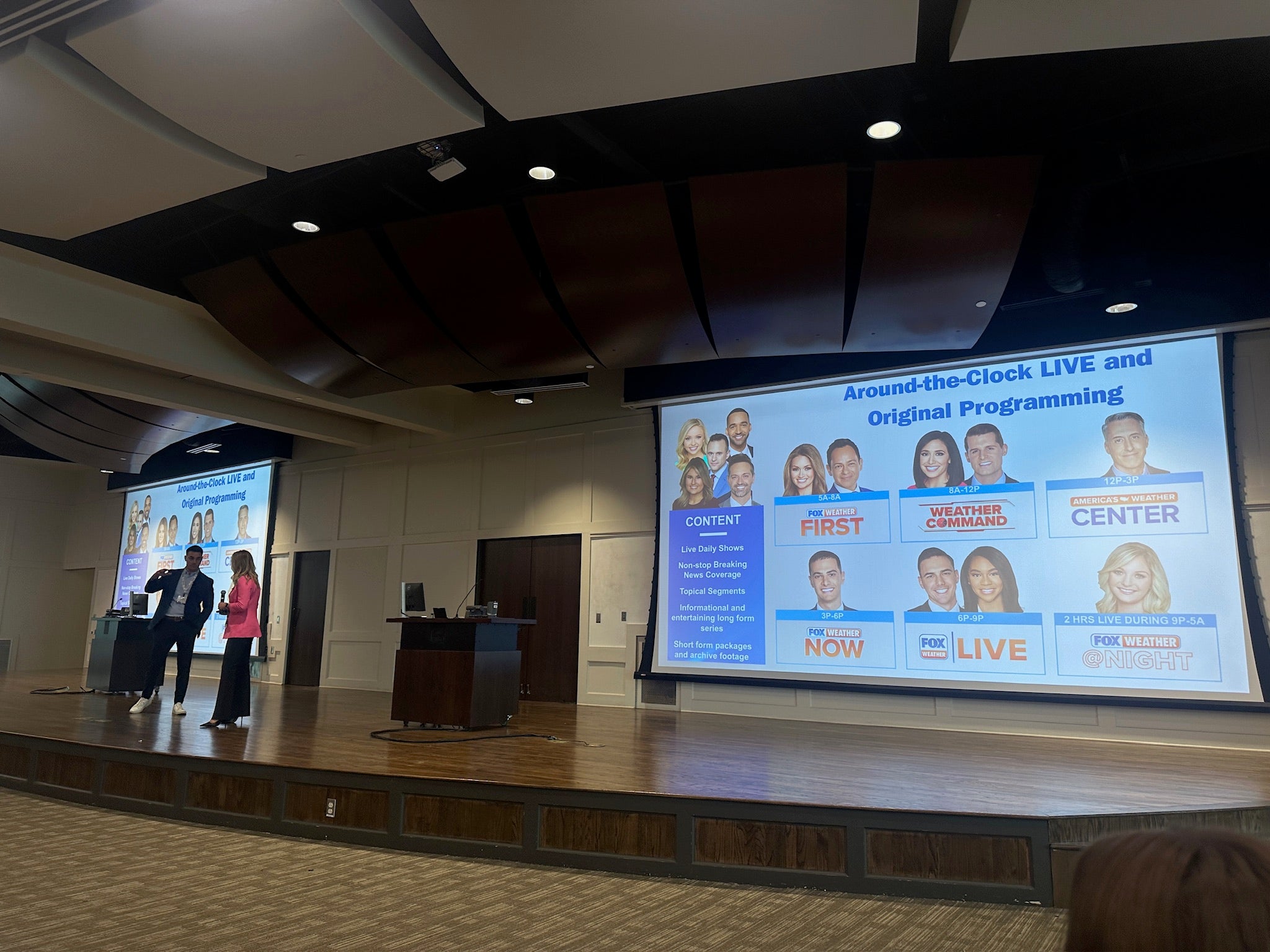 FOX Weather's Steve Bender and Haley Meier inspire students at ...