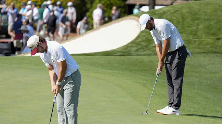 Scottie Scheffler drains insane 62-foot putt from halfway across the ...