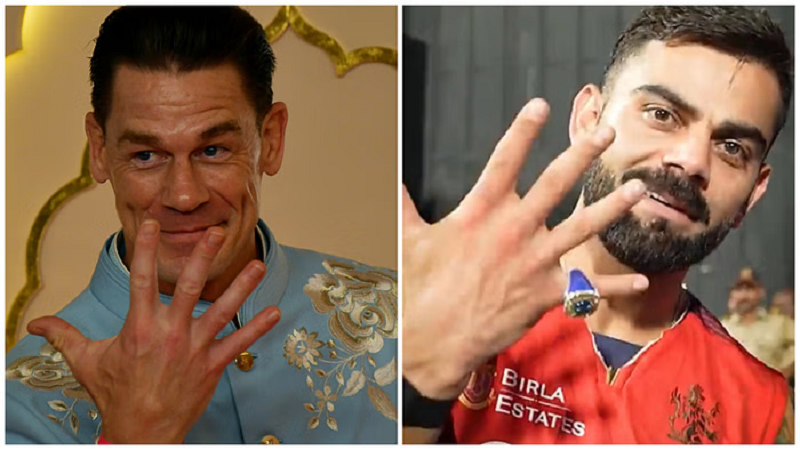 IPL 2025: Virat Kohli celebrates with T20 World Cup title ring ...