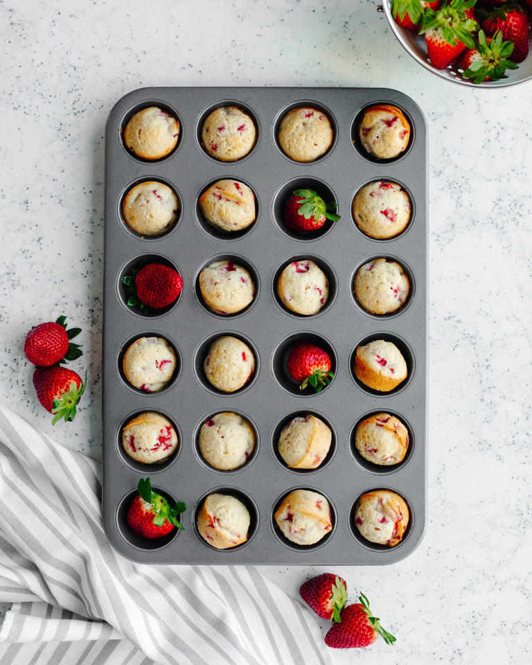 Strawberry Mini Muffins