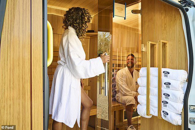 Ford turns electric Transit van into a mobile SAUNA