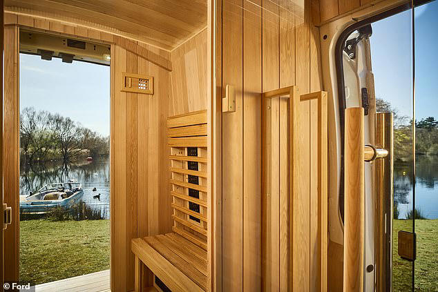 Ford turns electric Transit van into a mobile SAUNA