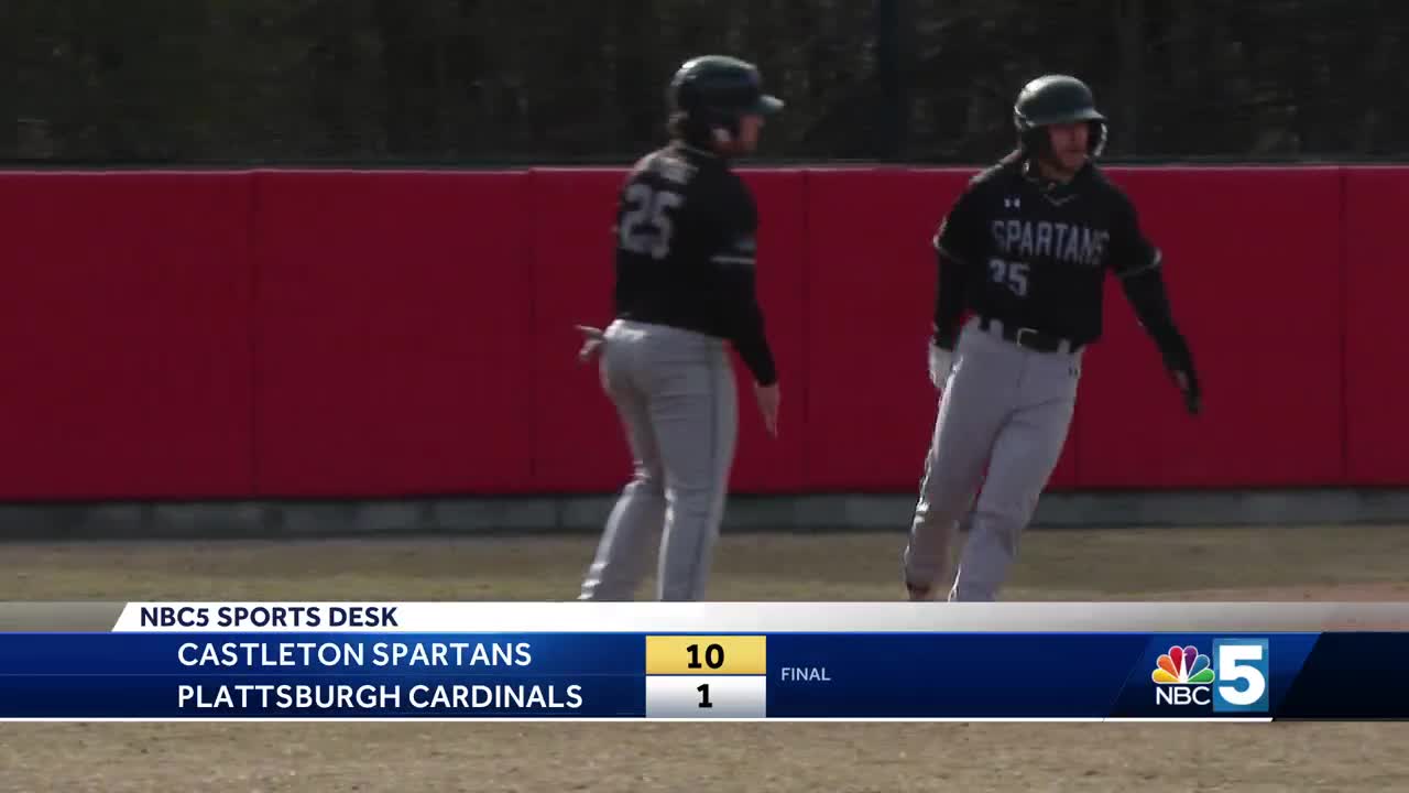 Castleton University baseball takes down Plattsburgh 10-1