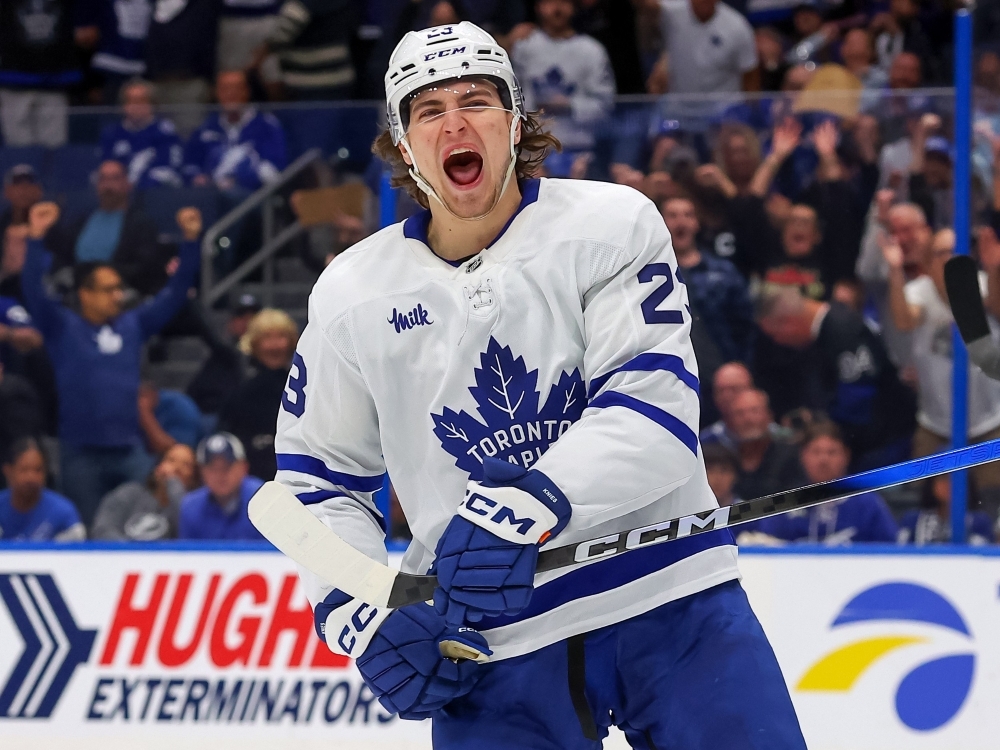 An unknown pick by another GM, Matthew Knies is flying with Maple Leafs