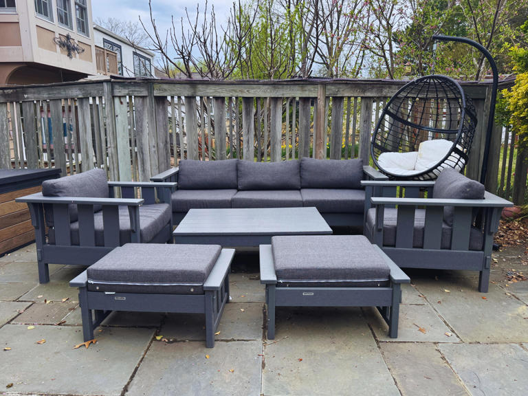 I tried Polywood, the outdoor furniture that's made from plastic but ...