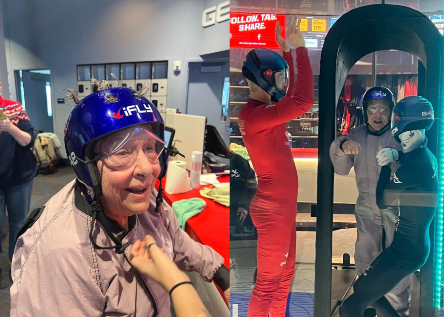 83-year-old Ohio woman fulfills lifelong dream of skydiving
