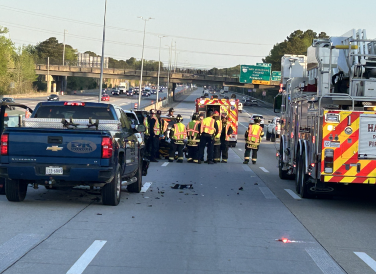 Two crashes involving VDOT and Virginia State Police vehicles on I-64