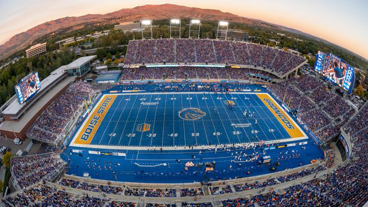 Boise State shifting to new sideline for home football games
