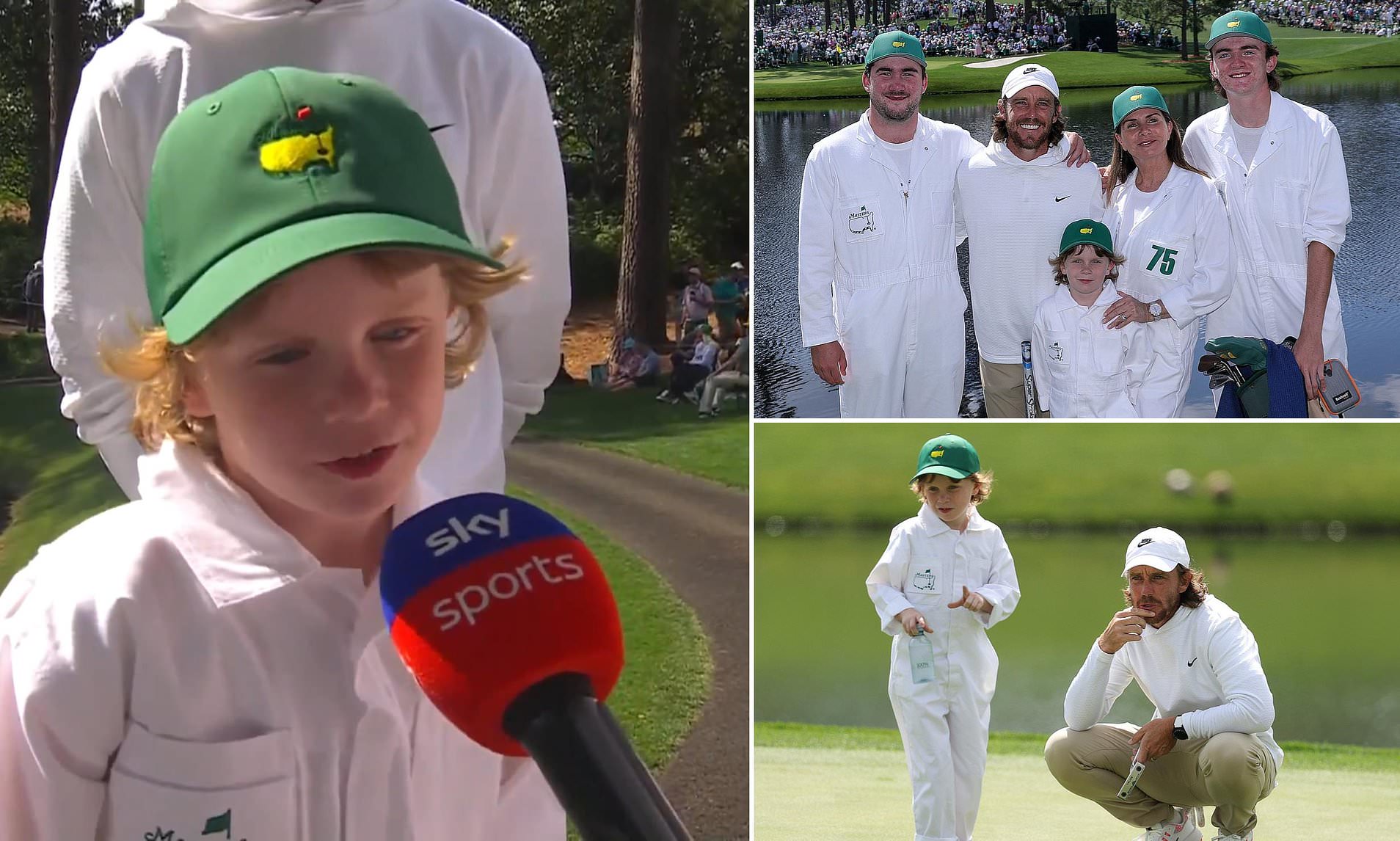 The NEW star of the Masters! British star Tommy Fleetwood's adorable ...