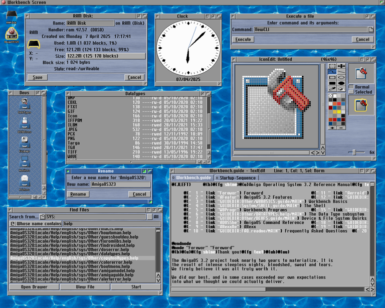 AmigaOS updated in 2025 for some reason