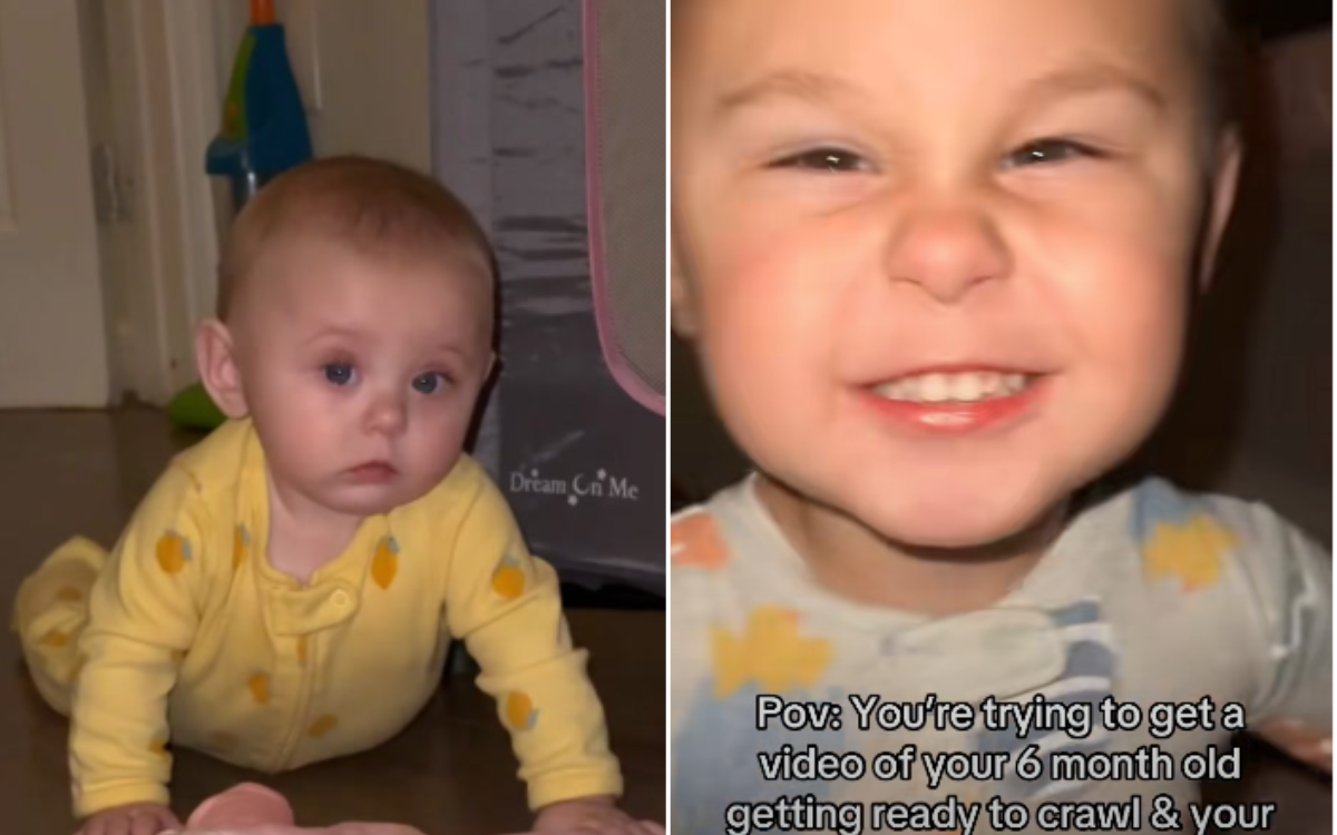 Mom Tries To Film Baby’s First Steps, Captures Something Unexpected Instead