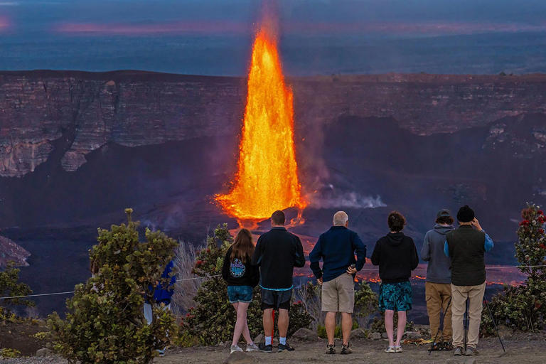 Hawaii volcano's unusual eruption is reaching heights of over 1,000 feet