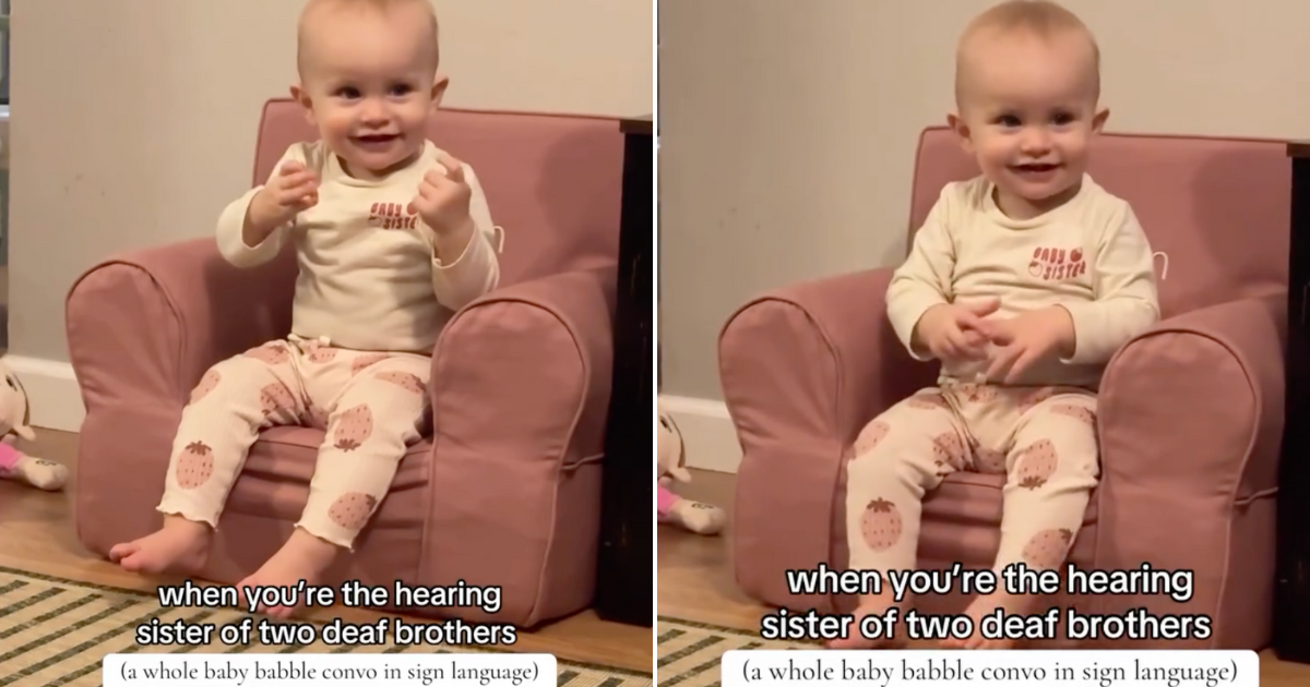 Video of Baby Babbling in Sign Language Is Too Cute To Miss