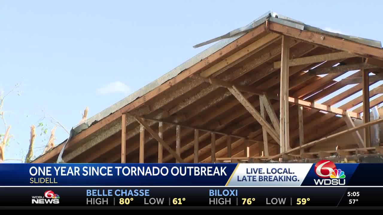 One year ago Slidell was struck by EF-2 tornado. Here's how people have ...