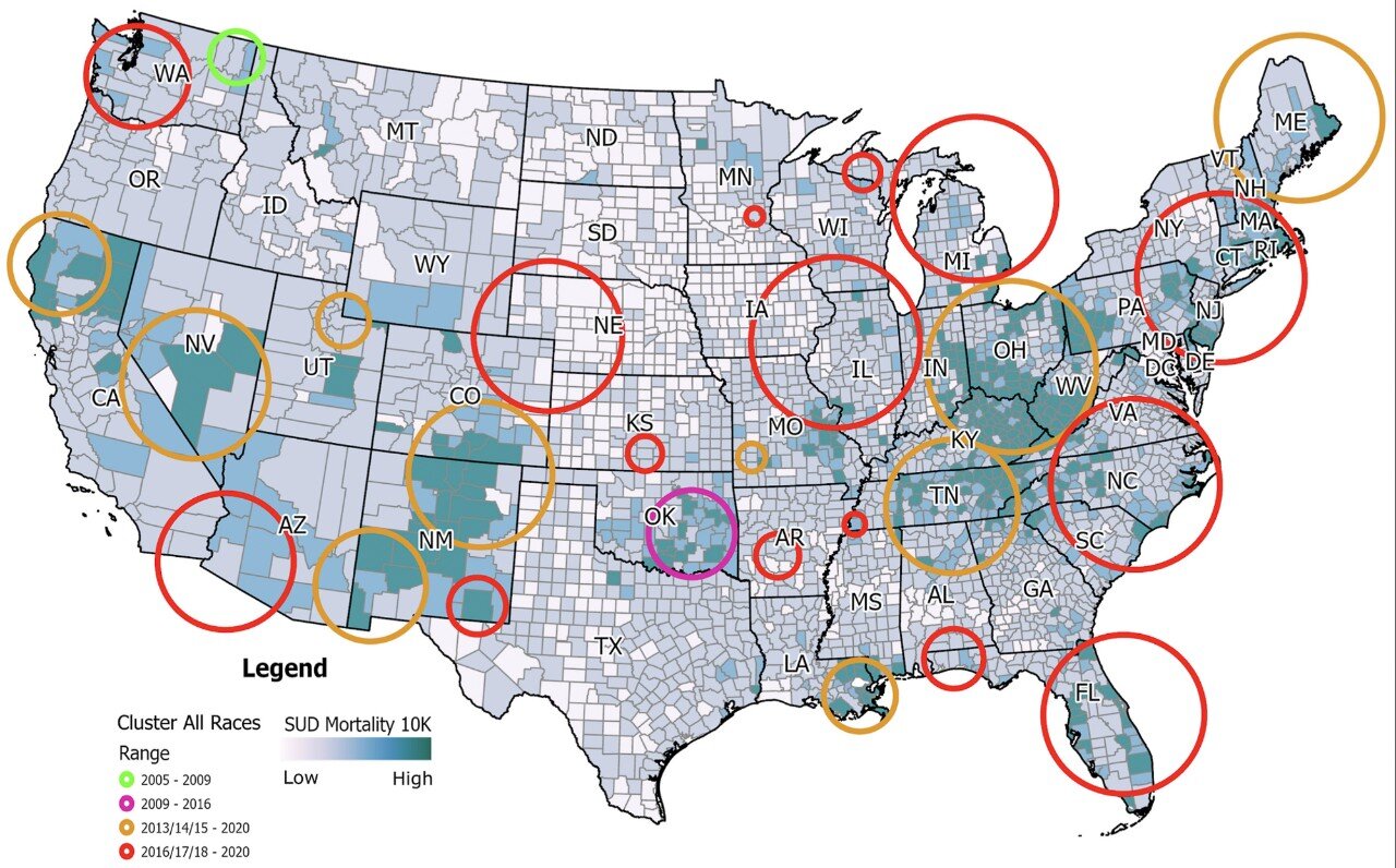 Epicenter of US opioid epidemic shifts from Northwest to East with drug ...