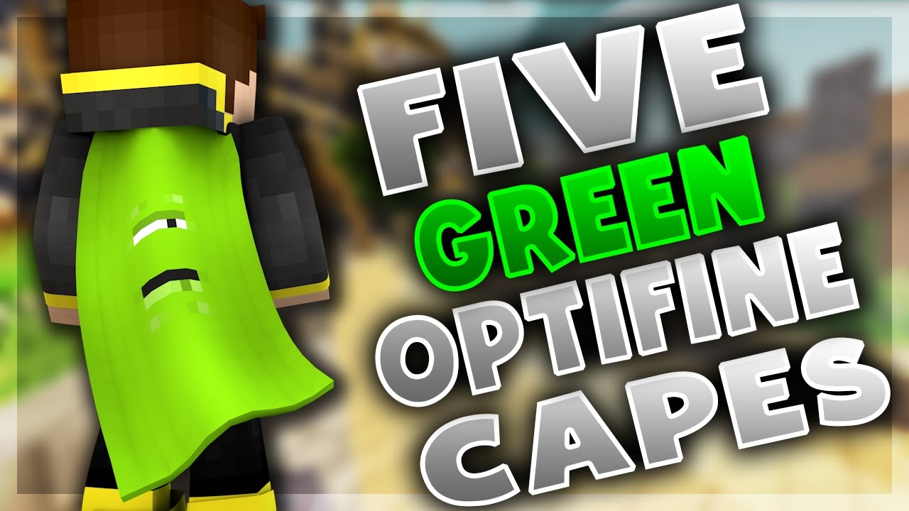 5 Green Optifine Cape Designs - Cool Optifine Capes
