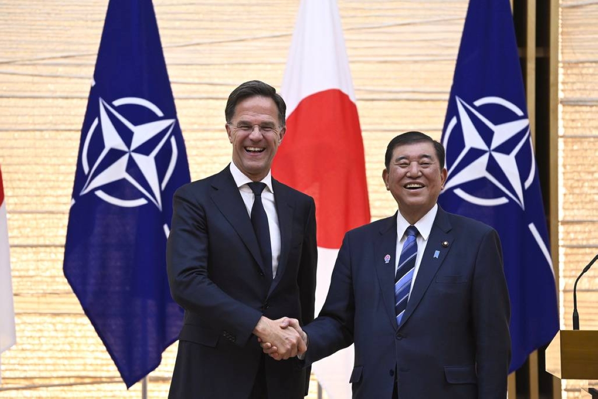 Japan, NATO pledge deeper security ties
