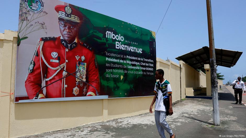 Gabon's junta chief expected to win election as polls open
