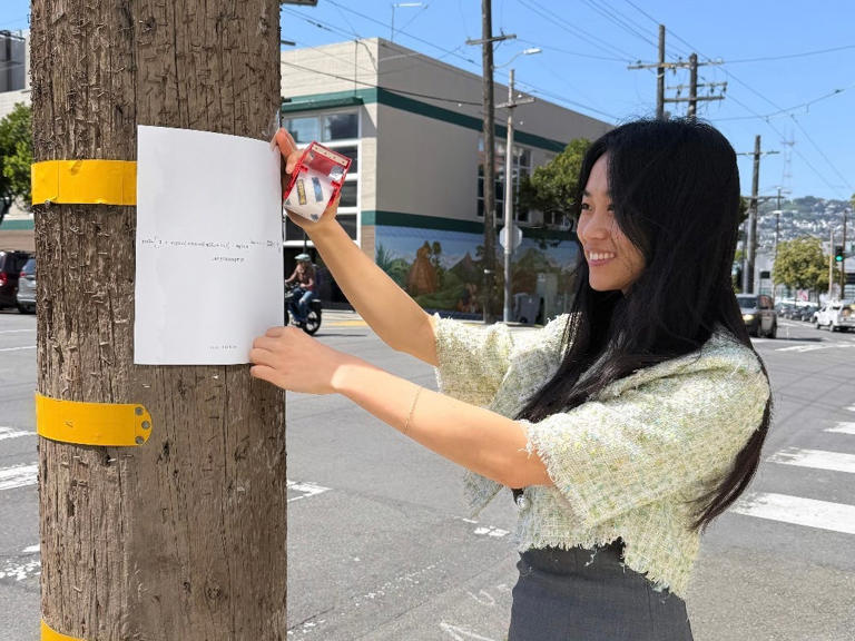I'm a chief of staff who put up math puzzles all over San Francisco to ...