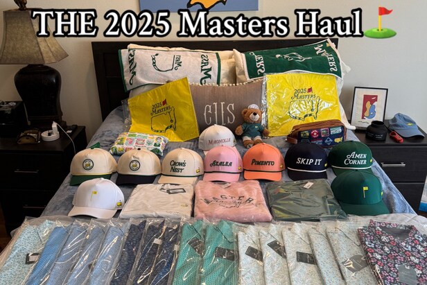 Masters 2025: Golf fanatic shows off Augusta National merch haul for ...
