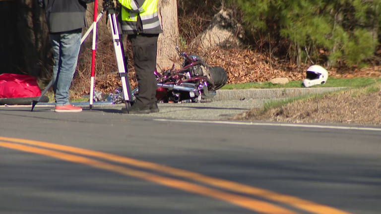 Motorcyclist dies after crash with SUV