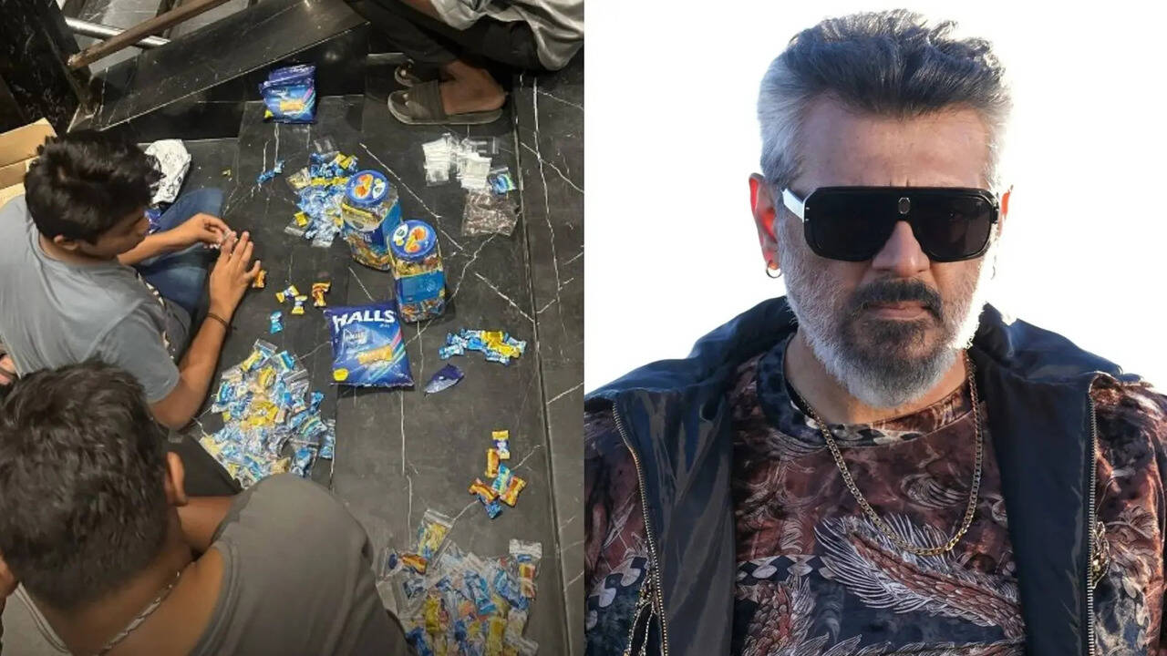 Ajith Kumar's Fans Offer Cough Drops For Screaming Audience At Good Bad ...