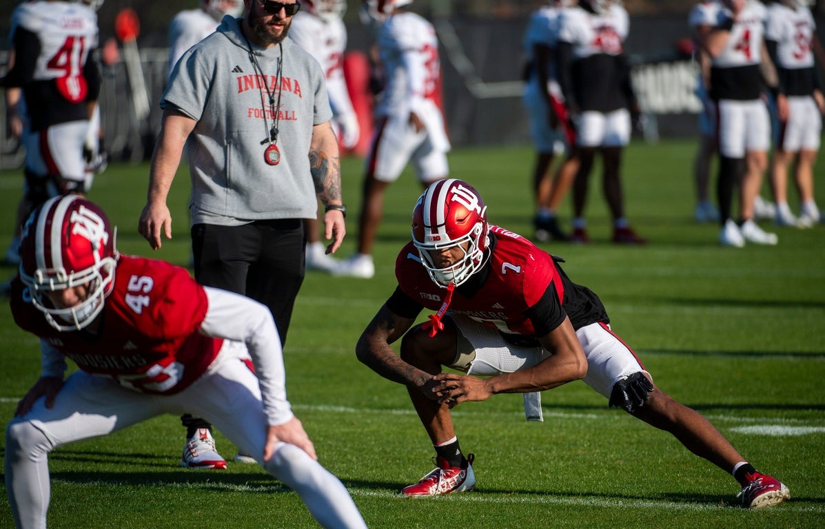 Our top photos from Thursday's Indiana Hoosiers football practice