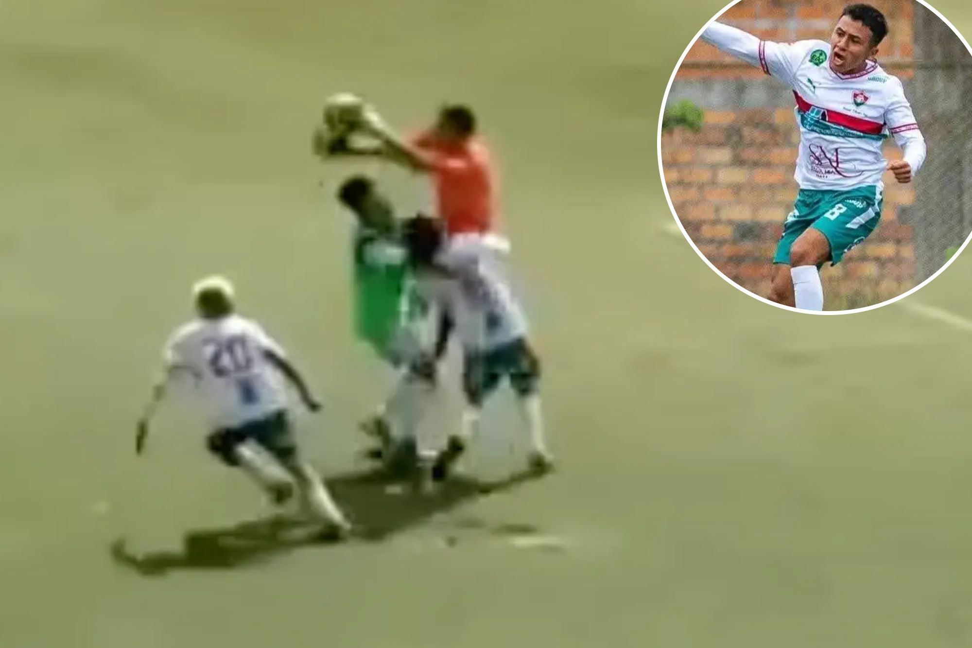 Soccer player dead at 21 after terrifying mid-game collision