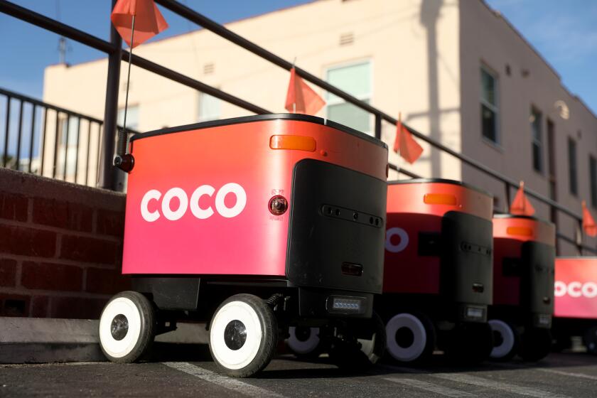 DoorDash rolls out food delivery robots in Los Angeles