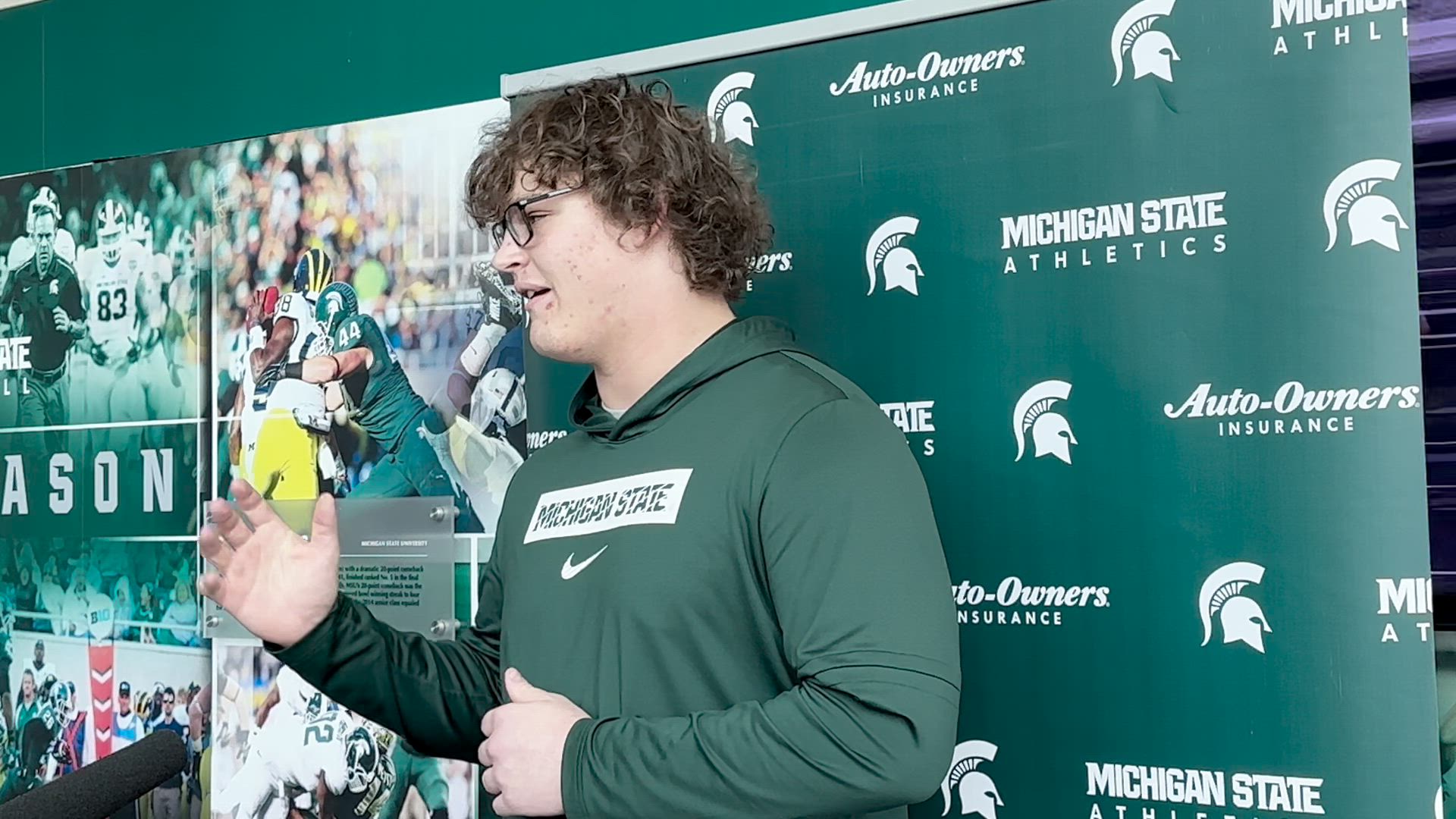MSU Transfer OL Conner Moore is Living the Dream