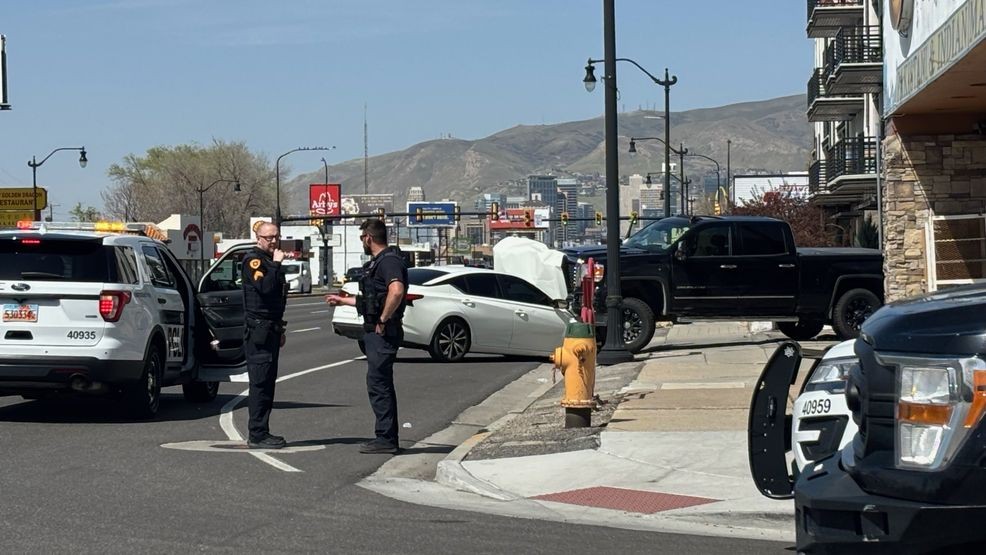 Suspect arrested after ramming stolen truck into police cars near ...