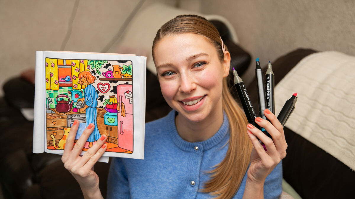 Meet the Irish 'Colourtokers' who use colouring books to get through a ...