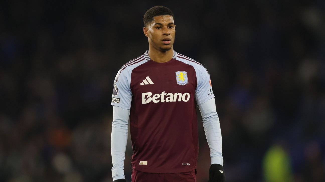 Injured Marcus Rashford out of Aston Villa's FA Cup semifinal