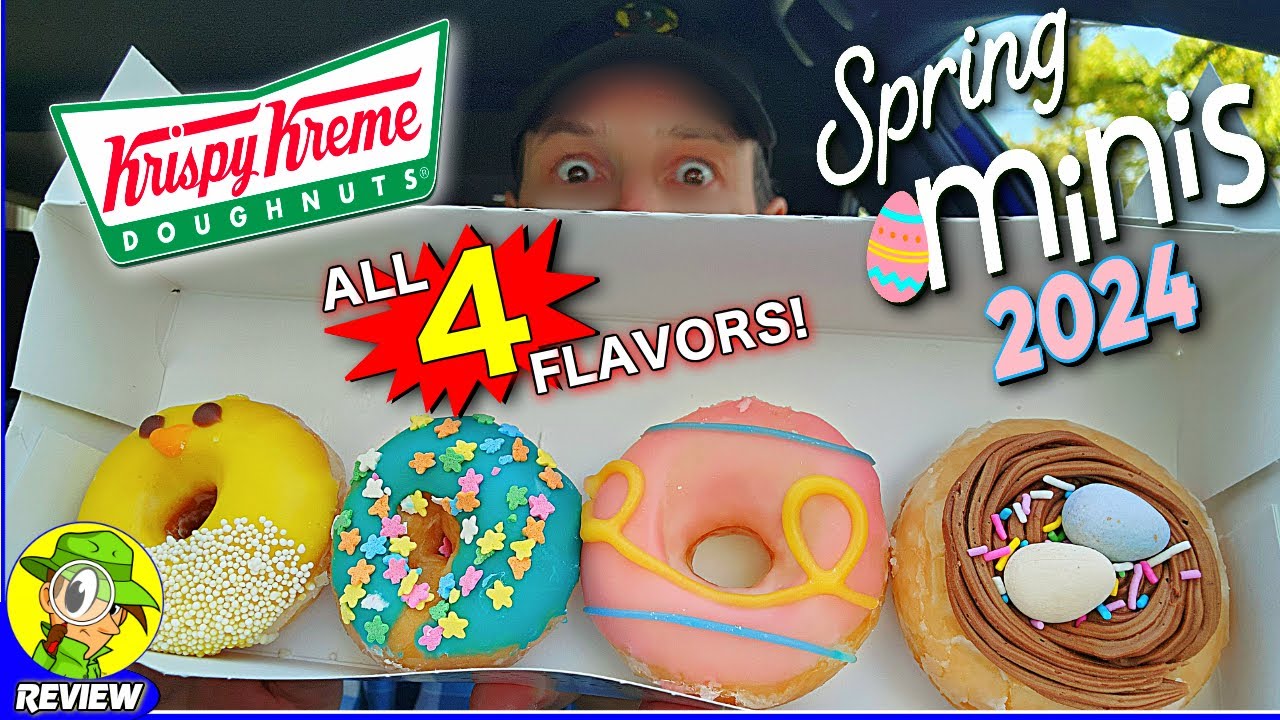 Krispy Kreme® SPRING MINIS DOUGHNUTS Review