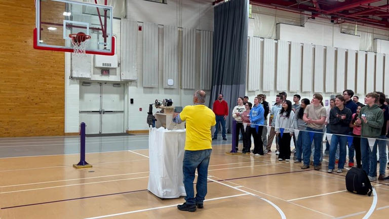 Local high school students take on physics challenge at University of ...