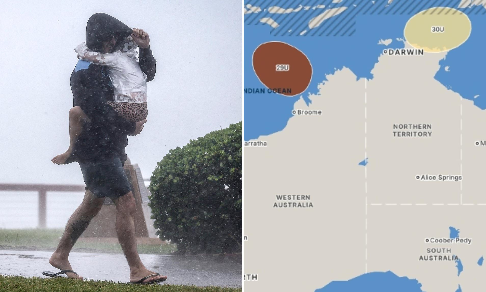 Millions on alert over 'high chance' of TWO tropical cyclones forming