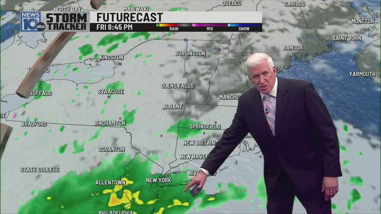 AM mix, PM drizzle on Friday