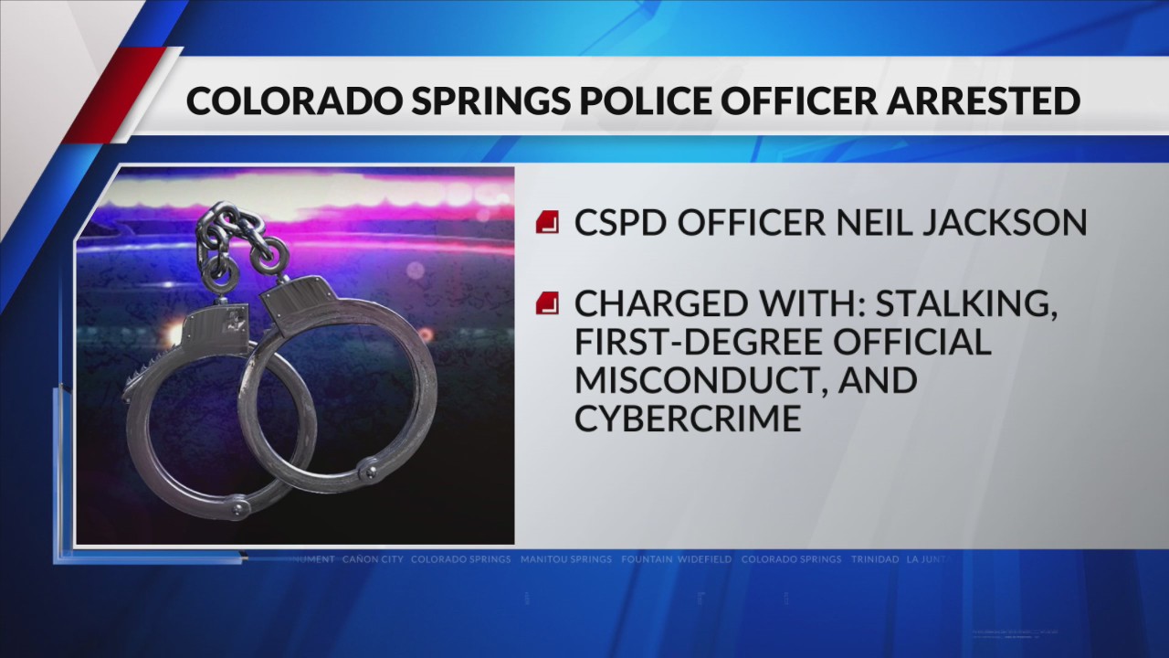CSPD officer arrested for stalking, misconduct