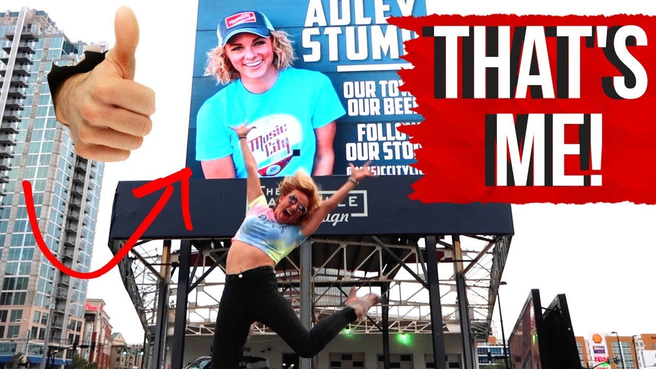 I'M ON A BILLBOARD! - Adley Stump Vlog 18
