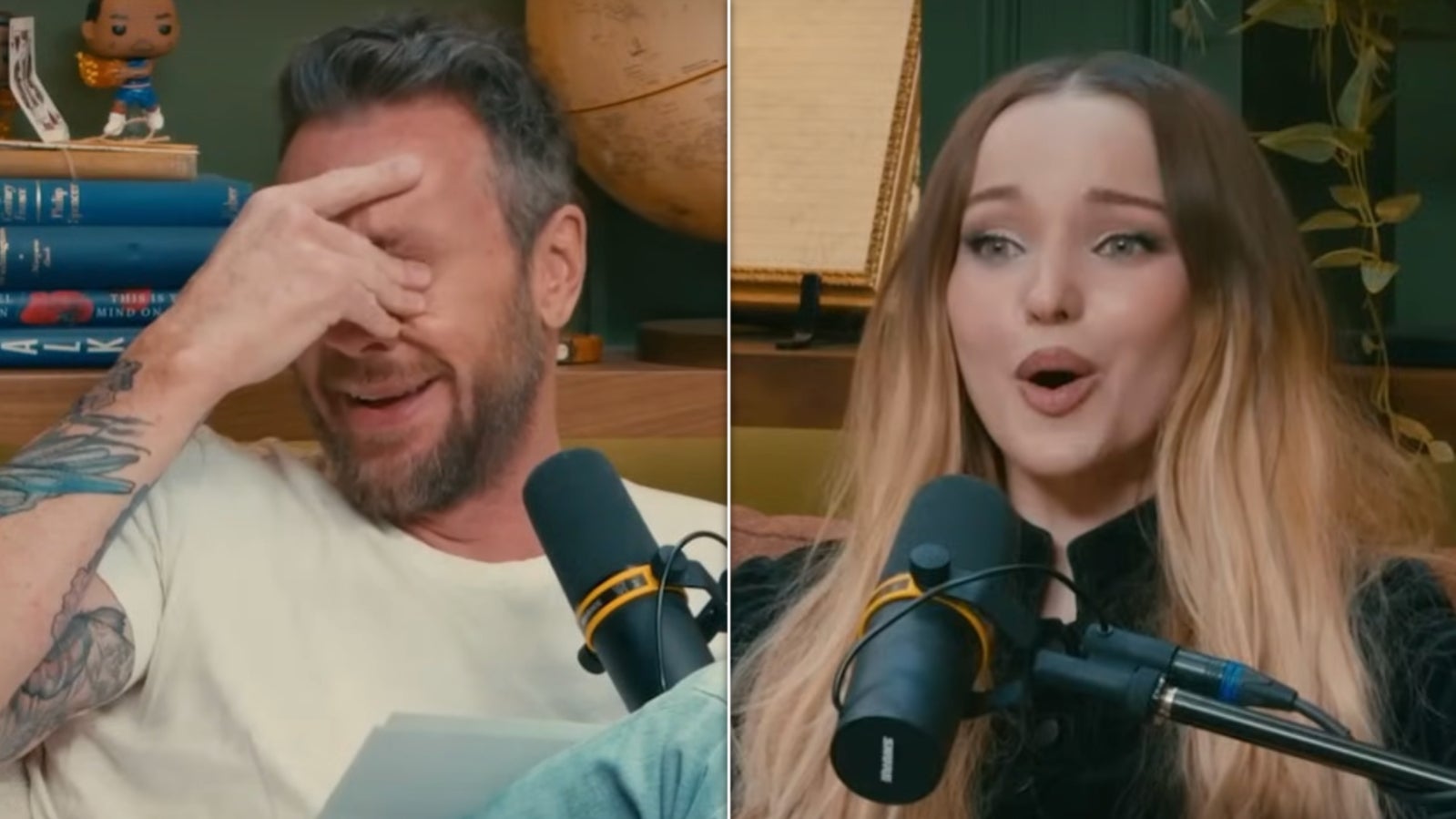 Dax Shepard Breaks Down In Tears After Seeing Dove Cameron's Tattoo