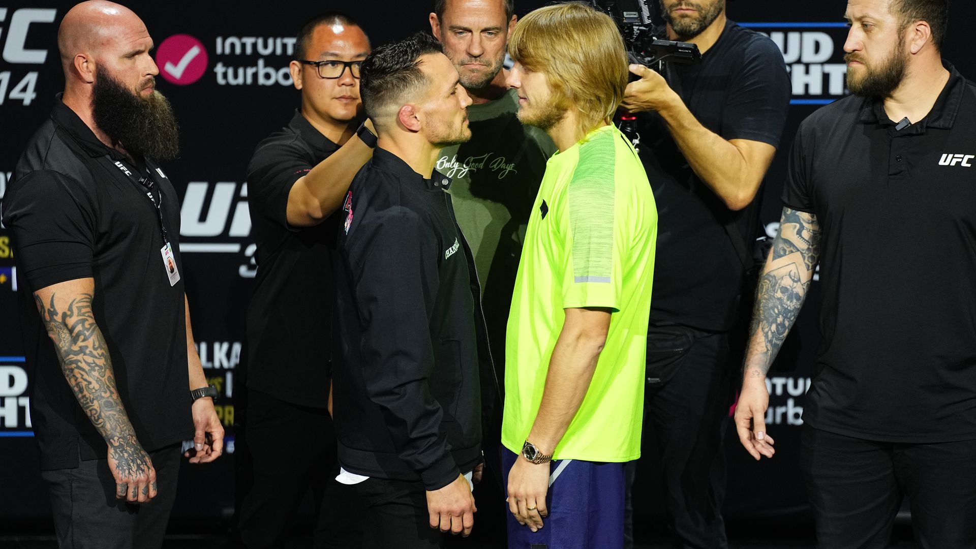 Face Off! UFC 314 PPV Fighters Stare Each Other Down In Miami