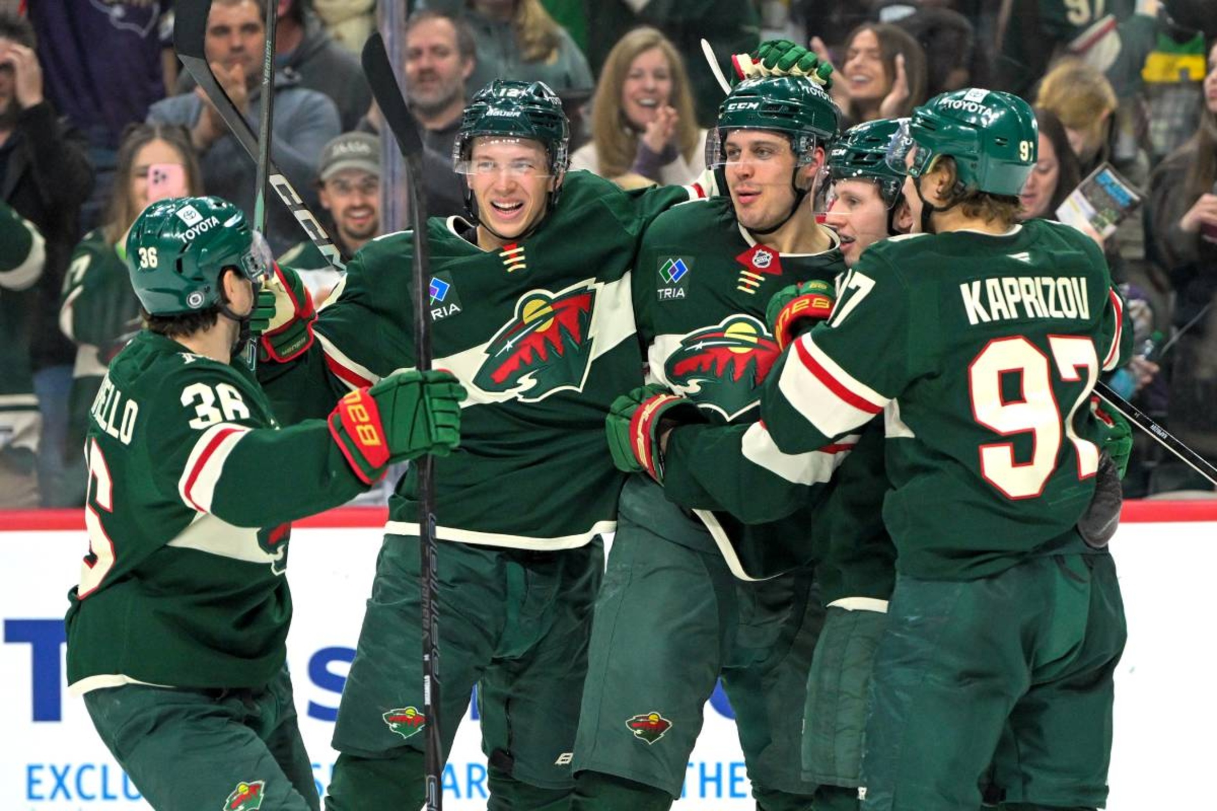 Having Kaprizov, Eriksson-Ek back makes the Wild scary again