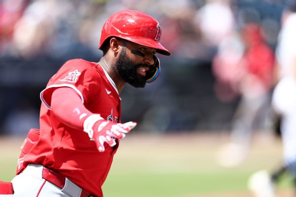 Jo Adell becomes third Angel to homer twice in an inning