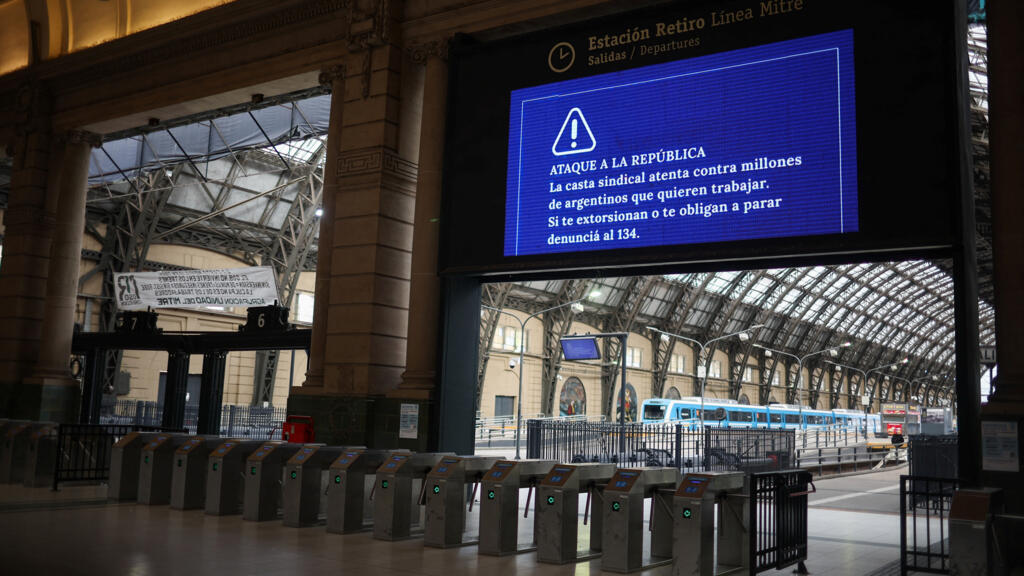 Argentina strike halts trains, planes and ports in protest at Milei's ...