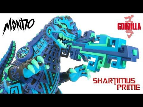 Mondo Godzilla Urban Aztec (Blue Version) Quick Statue Review