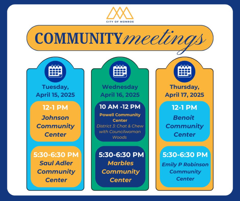 City of Monroe hosting community meetings discussing trash and garbage ...