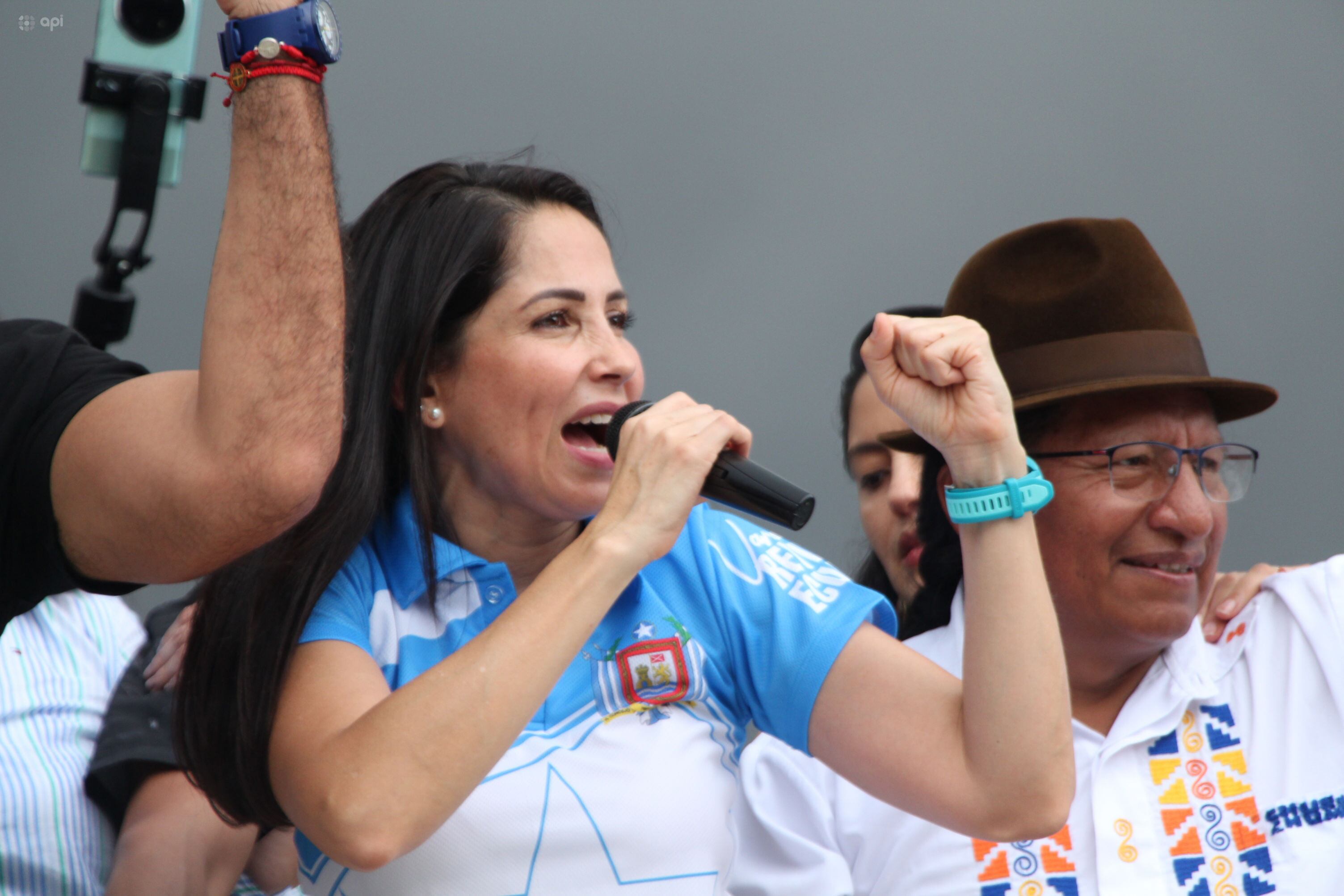 Cierre de campaña de Luisa González en Guayaquil se da en medio de ...